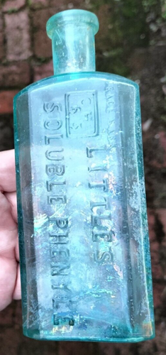 Little's Phenyle Poison Bottle Aqua Corker Melbourne Victoria Australia ...