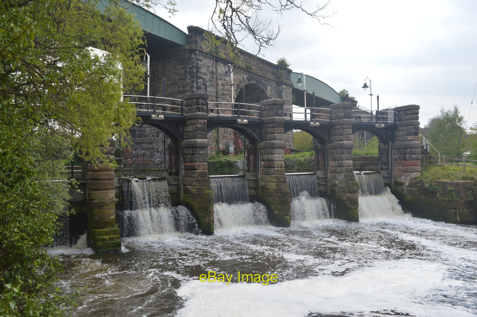 Photo 6x4 River Weaver Weir near Hunt's Locks Northwich Listed ...