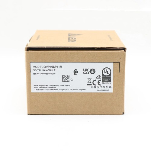 DELTA DVP16SP11R 8DI 8DO (Relay) Digital I/O Module PLC New in Box 1PCS ...