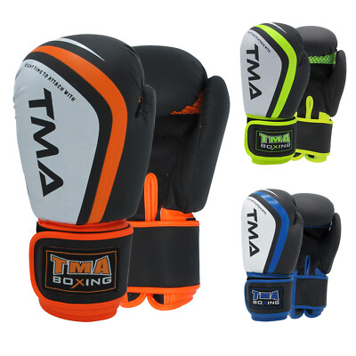 TMA Boxing Gloves MMA Punching Glove Training Bag Sparring Muay Thai ...