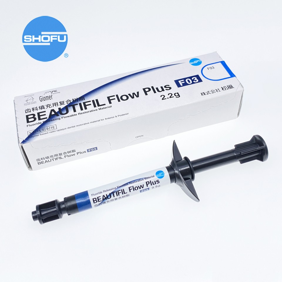 Shofu Dental 2016 Beautifil Flow Plus F03 Low Flow Composite Syringe A3 ...