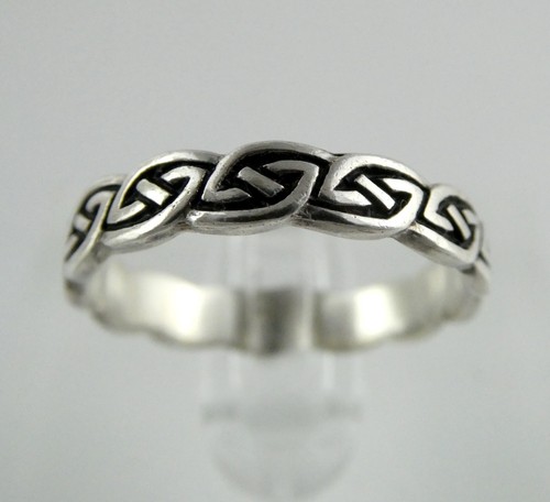 Avon RJ Sterling Silver Celtic Knot Band Ring 925 Size 8.5 Weighs 2.3g ...