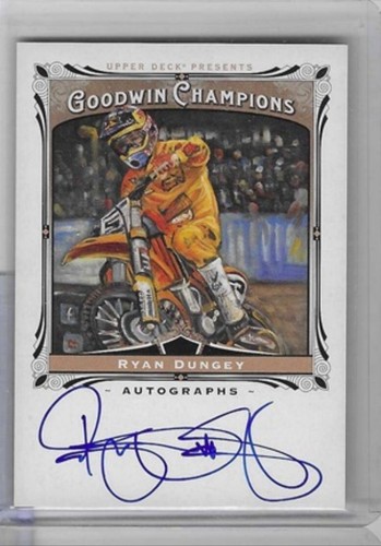2013 UD GOODWIN RYAN DUNGEY MOTOCROSS STAR ON CARD CERTIFIED AUTOGRAPH ...