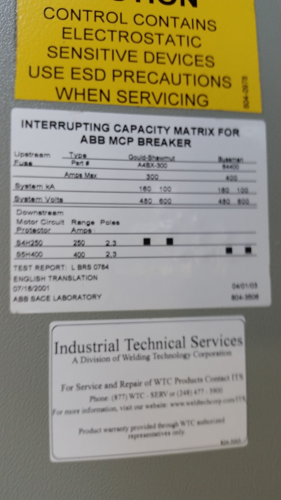 WTC Medar Medweld 3000s 3055 Welding Controls AC Control - New - Make ...