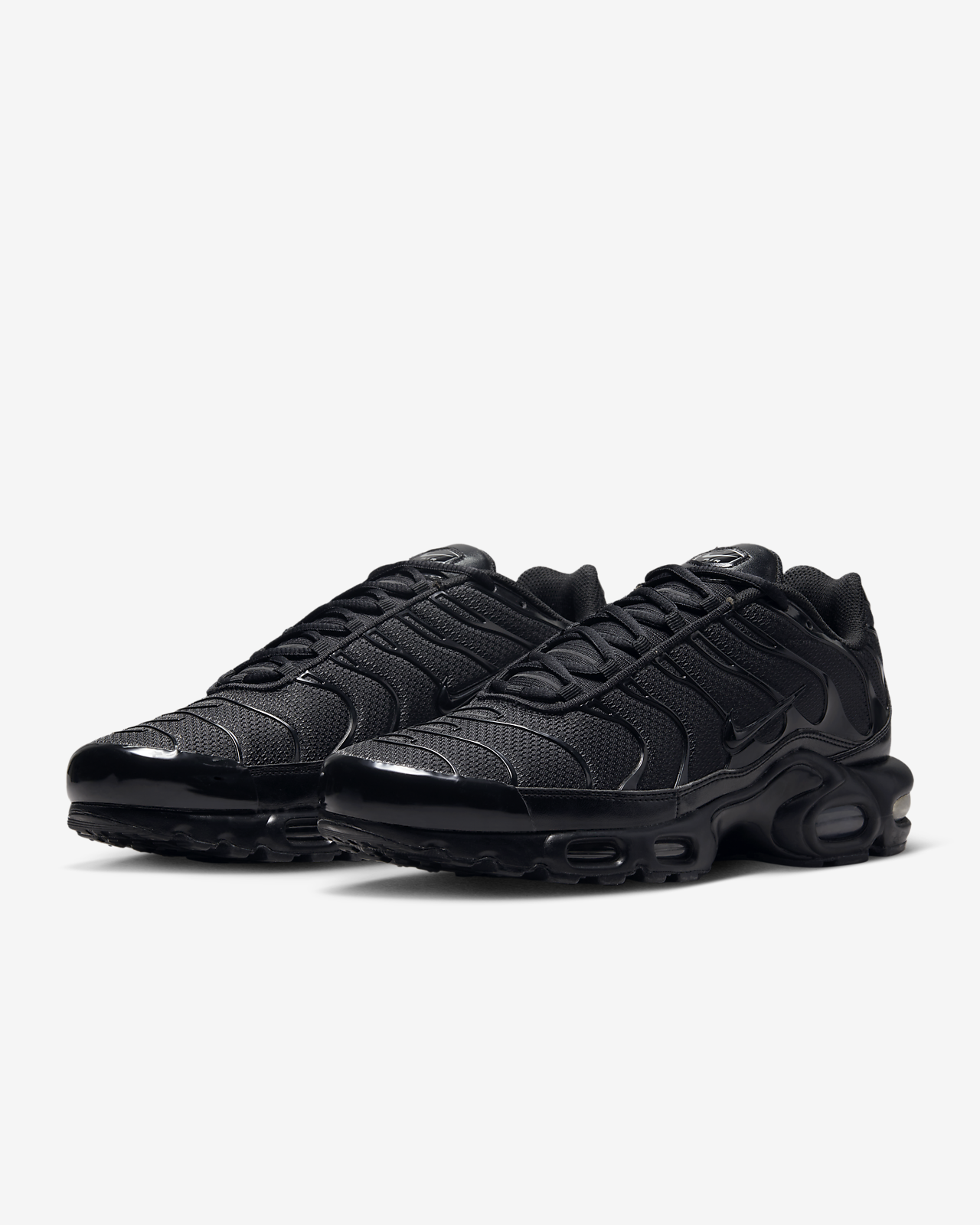 Nike Air Max Plus "Triple Black" 604133-050 Men's Shoes Sneakers New ...