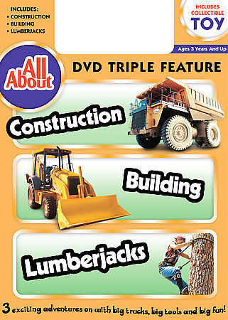 All About Construction and Building and Lumberjack (DVD, 2007, Wal-mart ...