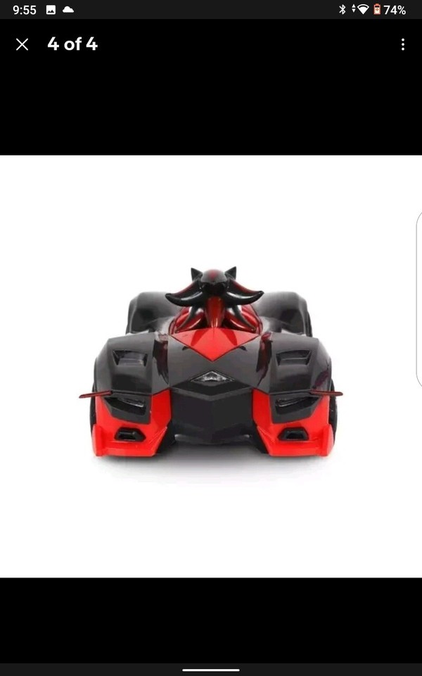 NKOK Team Sonic Racing Shadow The Hedgehog 2.4Ghz Turbo Remote ...