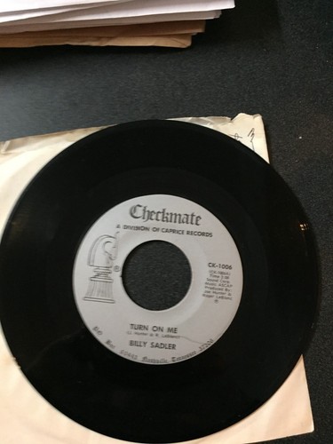 COUNTRY 45 RPM RECORD - BILLY SADLER - CHECKMATE 1006 | eBay