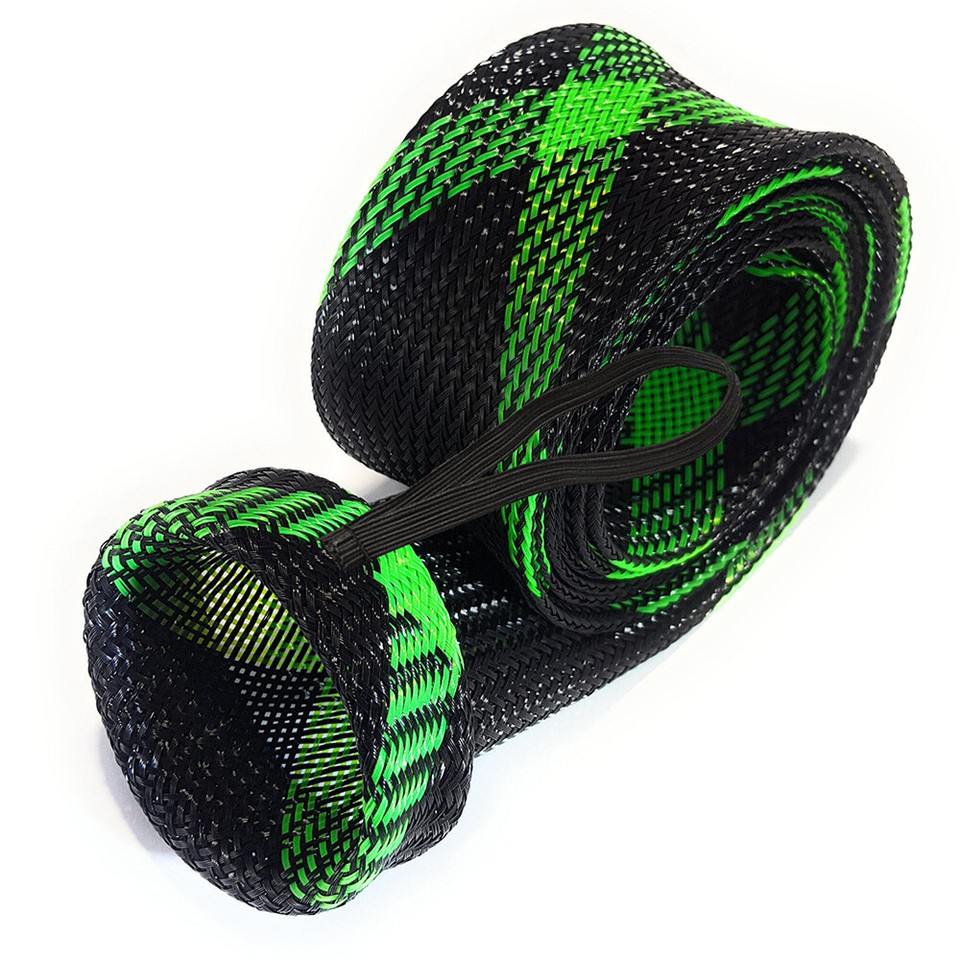 Spinning Casting Fishing Rod Sleeves Braided Pole Protector Cover Sock ...