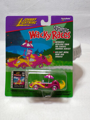 Johnny Lightning Cartoon Network Wacky Races Car Penelope Pittstop. NIB ...