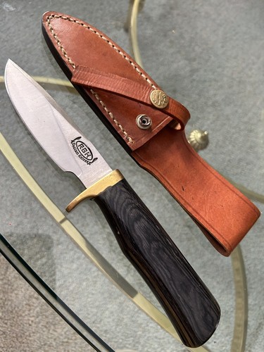 RBH Custom Survival Knife Wood Handle w/Sheath, Styled Like Randall #26 ...