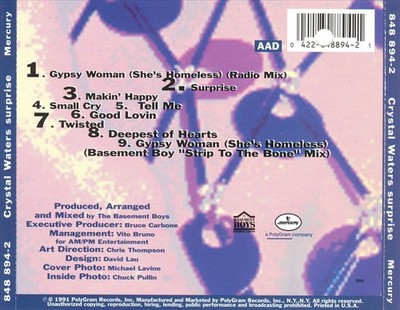 CRYSTAL WATERS - SURPRISE NEW CD 42284889421| eBay