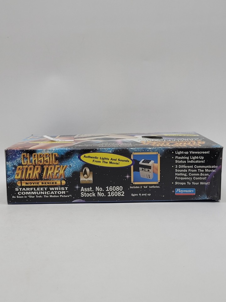 Classic Star Trek STARFLEET WRIST COMMUNICATOR Movie Series 1996 | eBay
