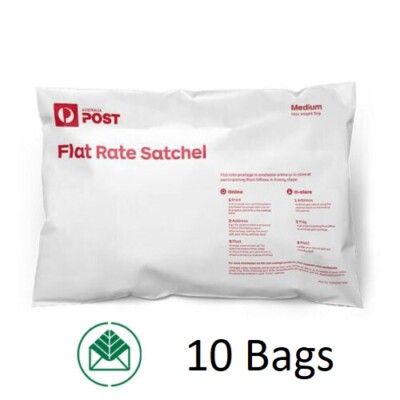 10 Australia Post Flat Rate Satchel Medium (10 satchel/bags) - excludes ...
