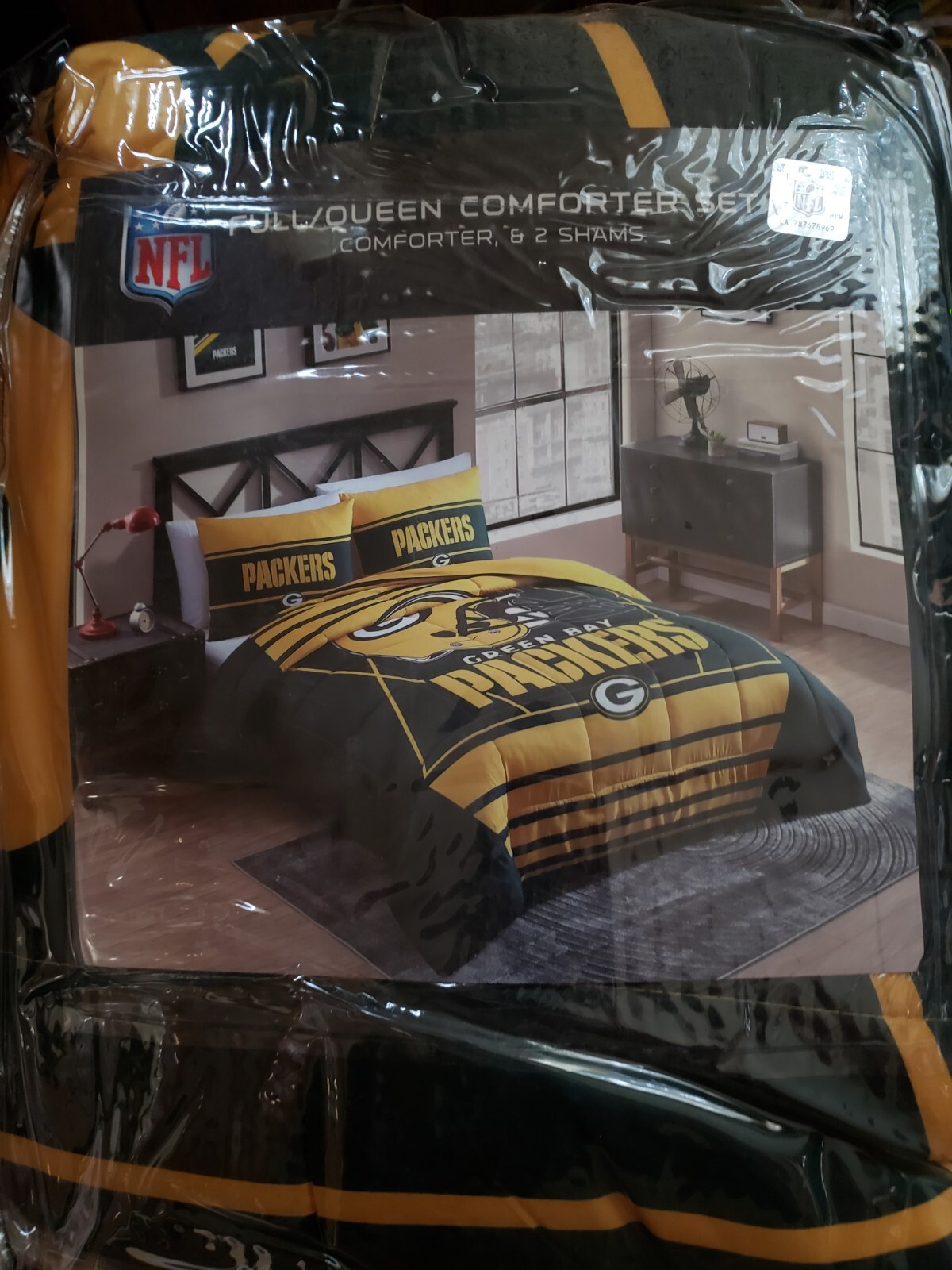 NFL GREEN BAY PACKERS QUEEN SIZE COMFORTER SET-OFFICIALLY LICENSED | eBay