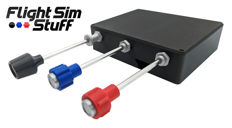 Throttle, Prop, Mixture, Trim, Flaps Controller for Flight Sims - TPM Quadrant | eBay