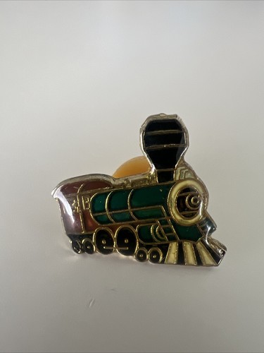 Vintage STEAM ENGINE Train Locomotive 1" Enamel Pin Back Lapel Pin | eBay