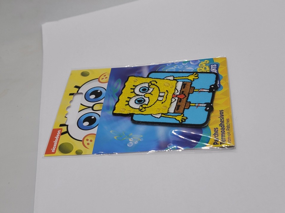 Nickelodeon © Spongebob Iron-On Patch: Flattered Spongebob Squarepants ...
