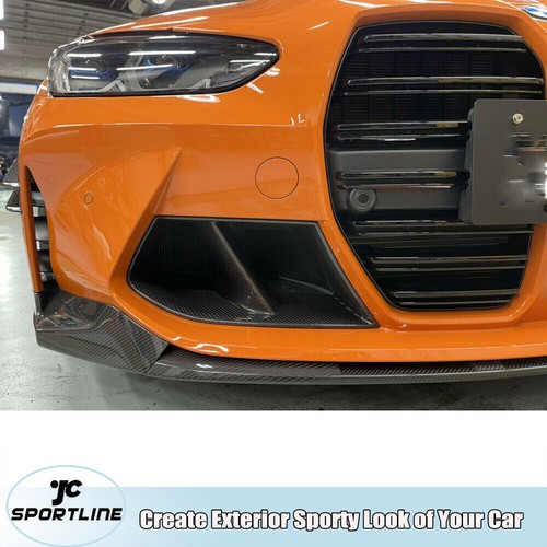 For BMW 21+ G80 M3 G82 G83 M4 Carbon Front Grill Air Inlet Duct Vent ...