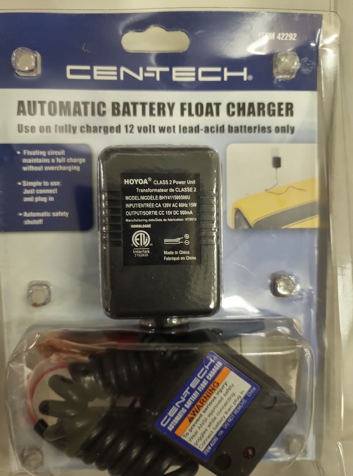 CEN-TECH AUTOMATIC BATTERY FLOAT CHARGER 12V NEW | eBay