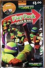 Teenage Mutant Ninja Turtles Crayons Sticker Book Play Pack Grab Go ...