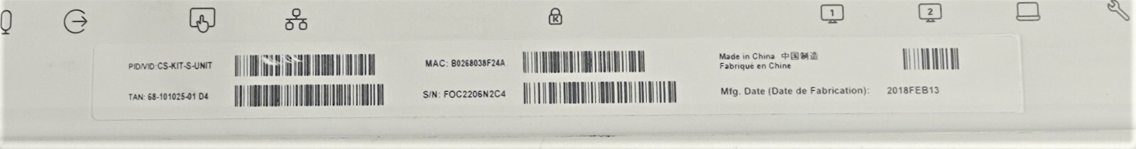 Cisco | CS-KIT-S-UNIT | TT37-23 | Webex Conference Room Camera only | eBay