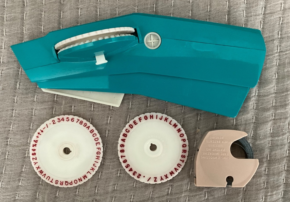 1966 Sears Label Maker with box Sears Vintage Labeler Embossing 3 ...