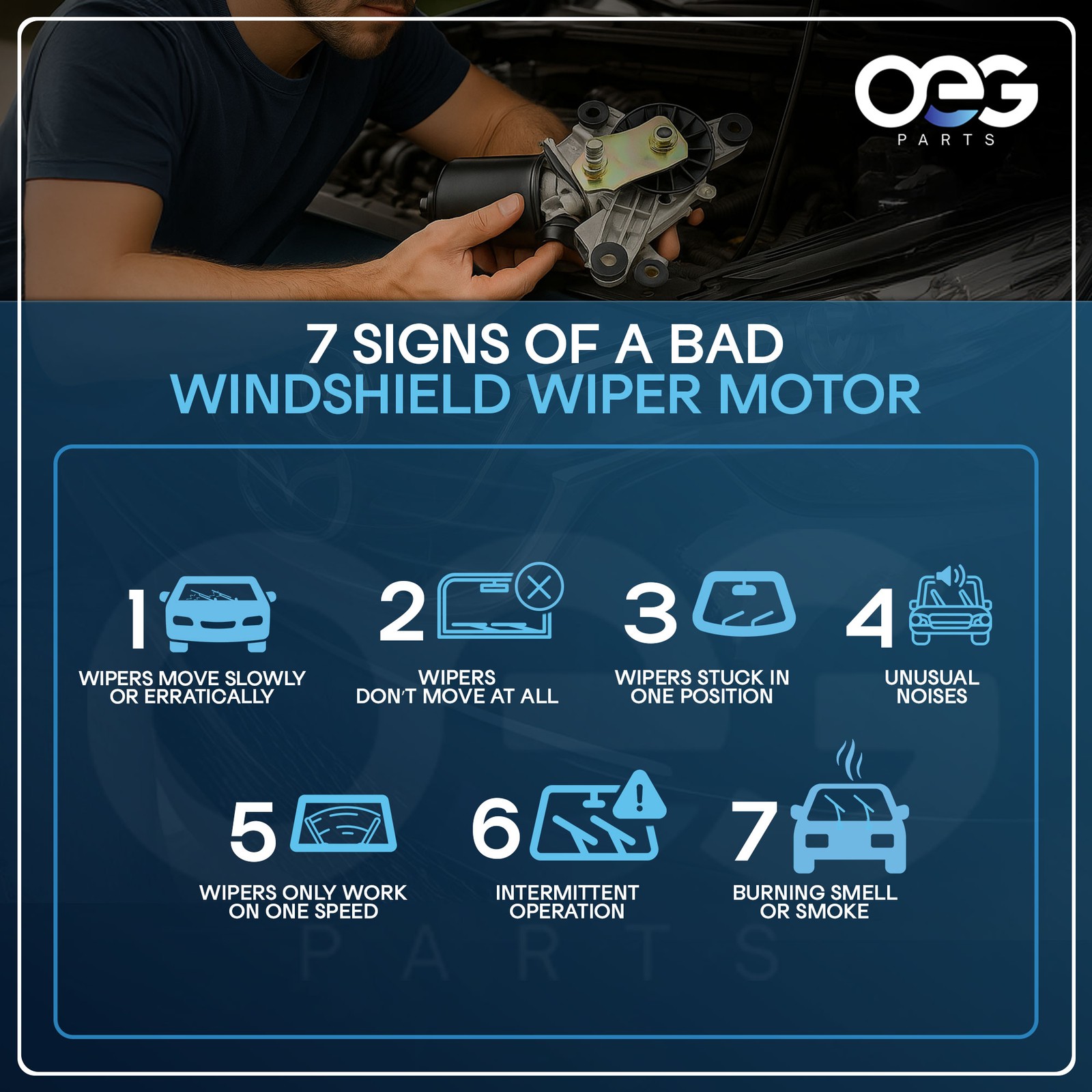 New Windshield Wiper Motor For Ford Fiesta 11-18 Front Wiper Motor ...