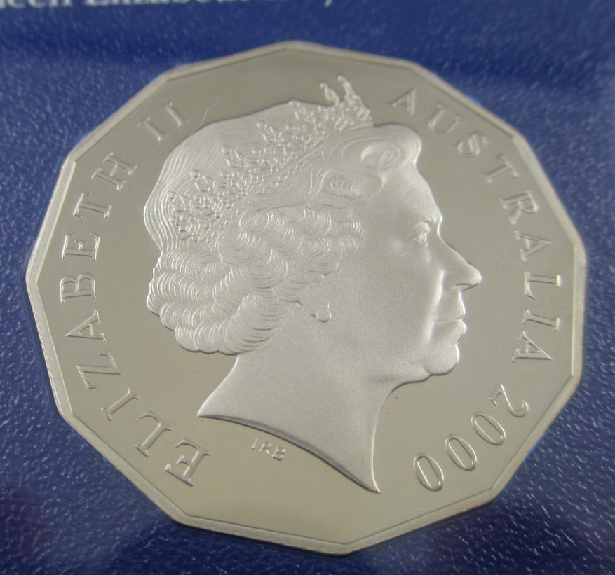 2000 50 cents Millennium Year coloured PROOF Australia Coin | eBay