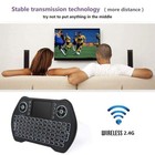 2.4GHz Wireless Mini Keyboard Touchpad for Android TV Box Game Pad ...