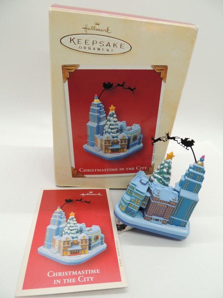 Hallmark Keepsake Ornament 2003 Christmastime In The City Silhouette ...