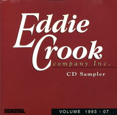 Eddie Crook Company Inc CD Sampler Volume 1993-07 Clifton Tomes *VERY ...
