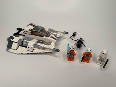 LEGO 75049 Star Wars Snowspeeder 100% Complete w/ minifigures and ...