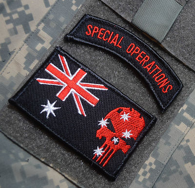 Operation Slipper Australian Defence Force ADF Afghan SSI: Aussie Skull ...