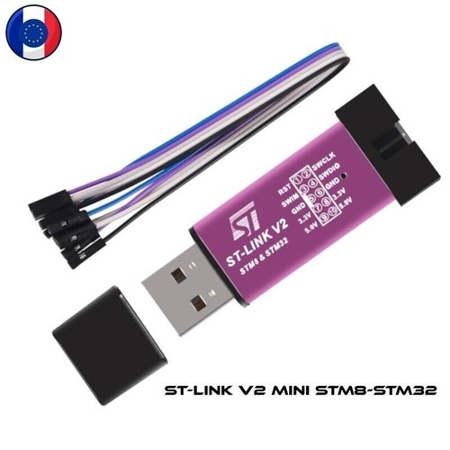 ST LINK ST-Link USB Stick, V2 Mini, STM8 STM32 Programmer, Debugger ...