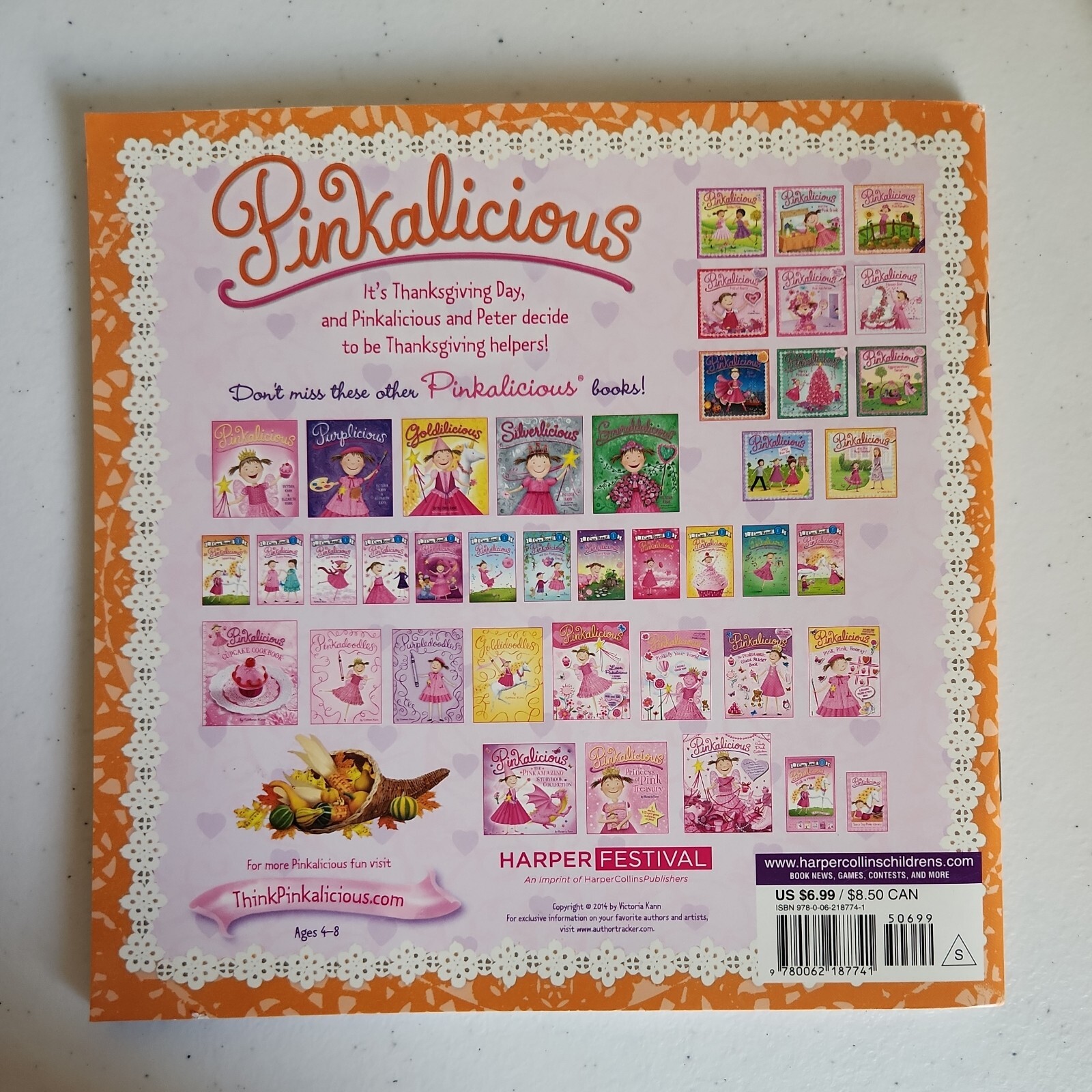 Pinkalicious Ser.: Pinkalicious: Thanksgiving Helper by Victoria Kann ...