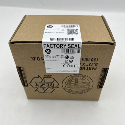 AB Micro820 PLC 2080-LC20-20QWB Ethernet I/P Controller New 2080-LC20 ...