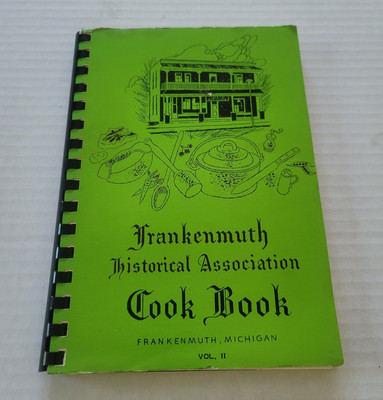 Vintage Cookbook German Recipes Frankenmuth Historical Association ...