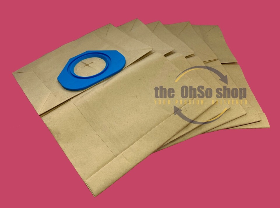 10x Dust Bags Vacuum Cleaner, To Fit NILFISK GM80CR, GM80i, GM80B ...
