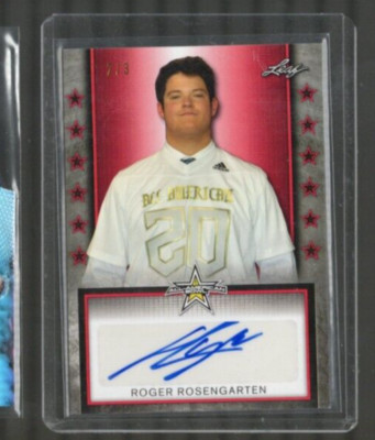 Roger Rosengarten 2020 Leaf All American #2/3 Tour Auto Washington | eBay