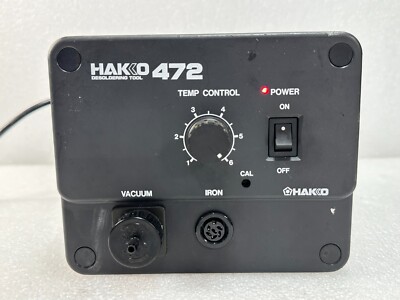 Hakko 472-1 Model 472 Desoldering Station NO ACCESSORIES INCLUDED ...