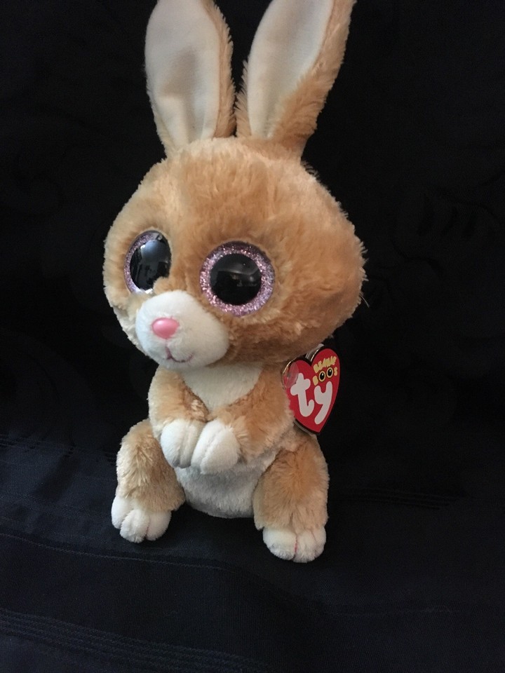 TY BEANIE BOOS CARROTS THE RABBIT 2014 with tags stuffed animal plush ...