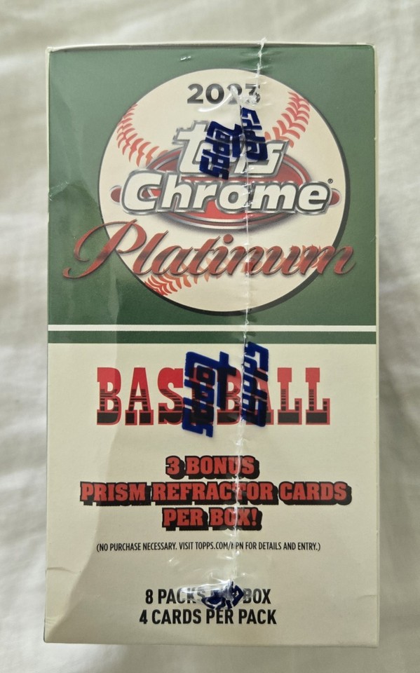 2023 Topps Chrome Platinum Baseball Blaster Box Prism Refractors ...