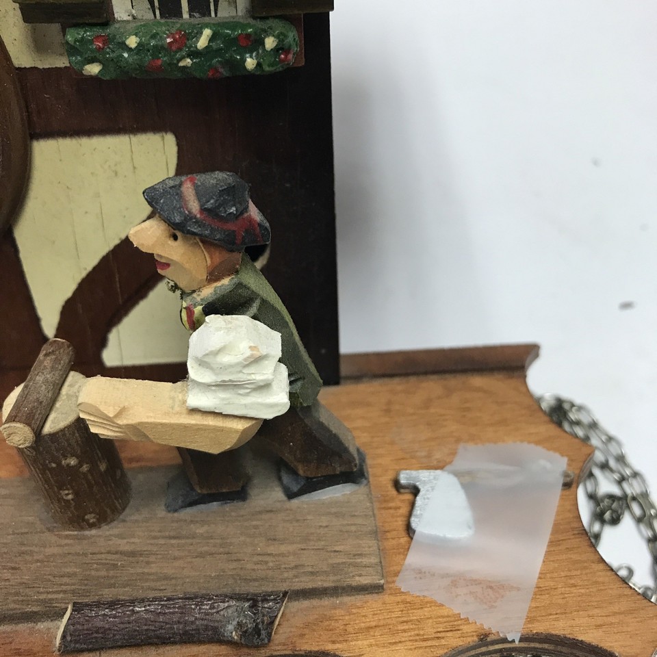 Romance Der Frohliche Wanderer Edelweiss Cuckoo Clock Germany Swiss ...