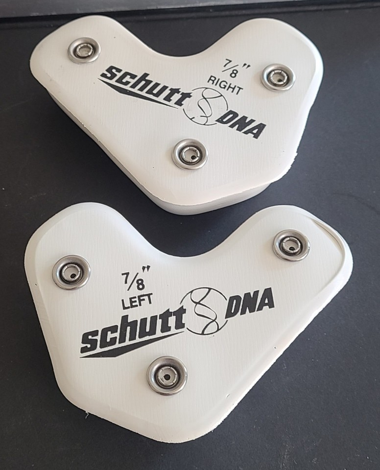 Vintage Schutt DNA Football Helmet Jaw Pads white 7/8” thick Nr/Mt | eBay