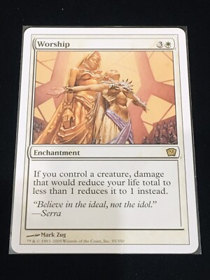 MTG Worship Ninth Edition | eBay