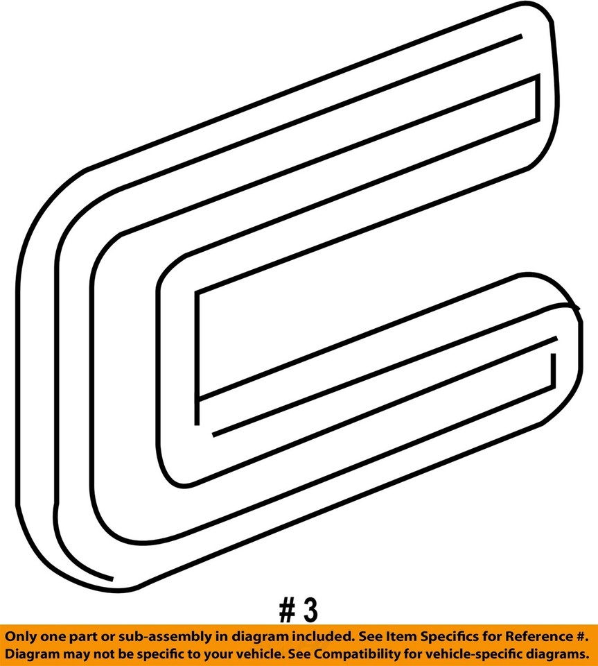 GMC GM OEM Nameplate 84322995 | eBay