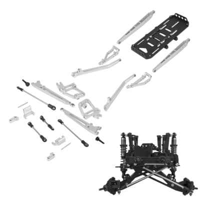 1/10 RC SCX10 II Twin I-Beam 2WD Pre-Runner Suspension Kit for 90046 ...