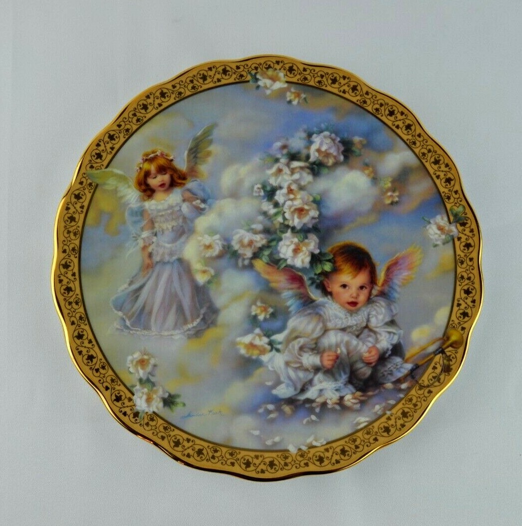 Heavenly Hideaway Plate Sandra Kuck Gardens of Innocence Collection ...