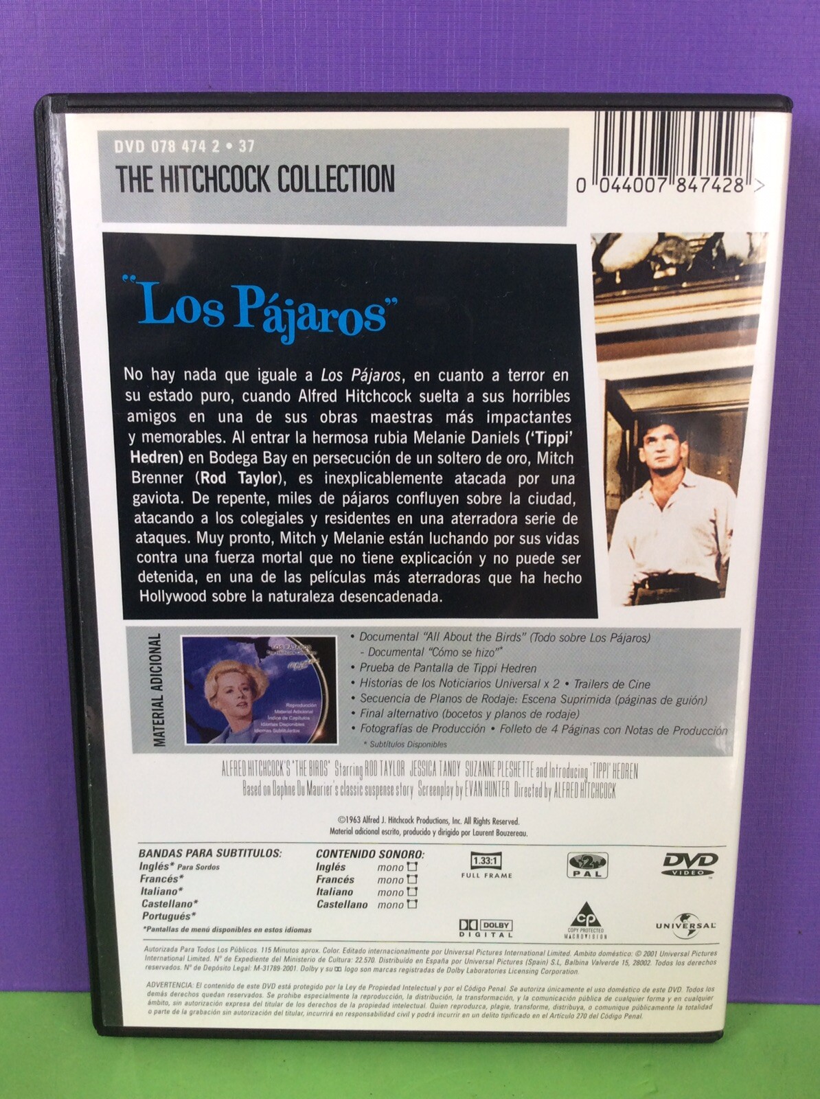 LOS PÁJAROS- ALFRED HITCHCOCK- DVD- USADO GARANTIZADO | eBay